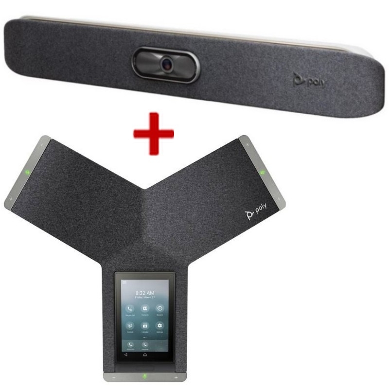 Plantronics Poly - Pack visioconférence Trio C60 POE + Studio X50