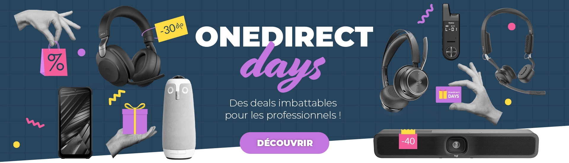 Onedirect. Achat de matériel de visioconférence, de casques, de ...