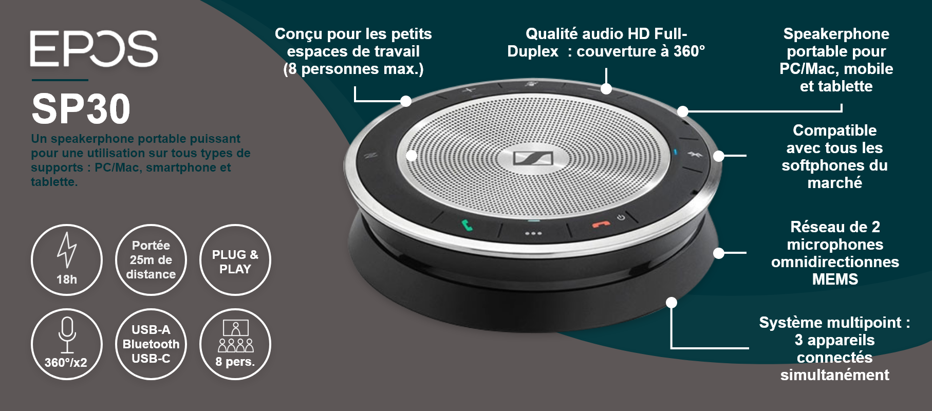 EPOS EXPAND SP 30 | Onedirect.fr